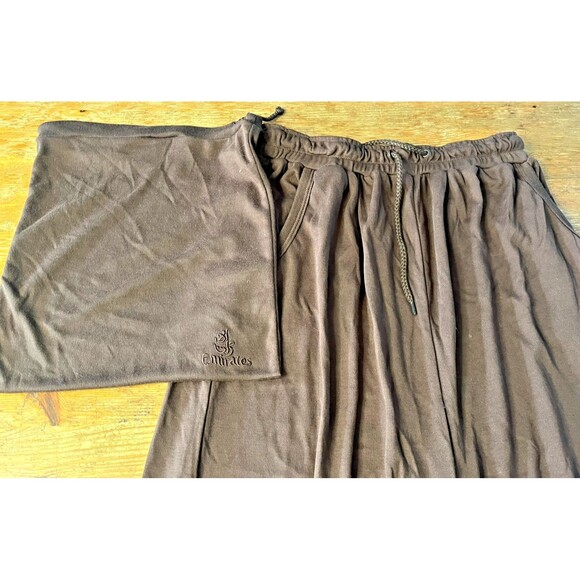 Emirates | Pants | Emirates First Class Pajama Pants Size Xl Brown Soft ...